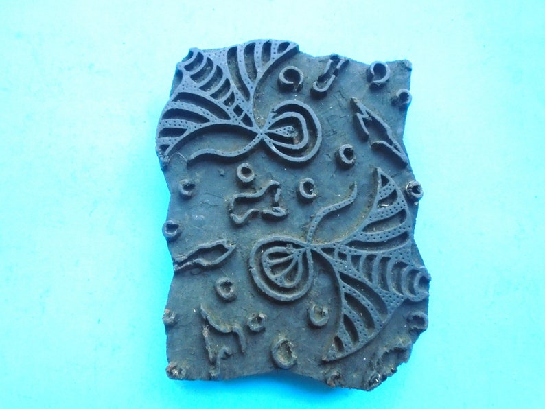 Jellyfish Antique Vintage Wood Batik Textile Clay Pottery Sea - Etsy