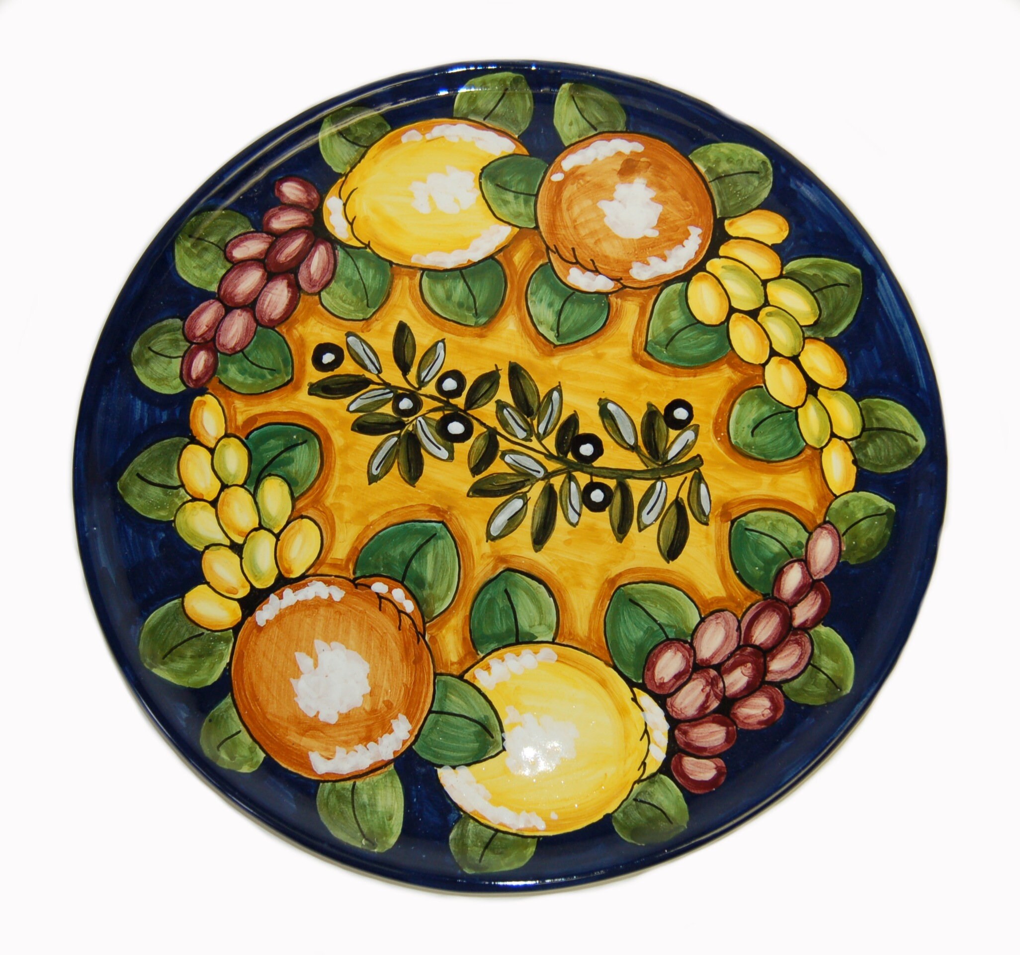 Italian Pottery Cheese/cake Plate - Etsy