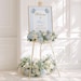 Blue Hydrangea Welcome Sign for Baby Shower: Grand Millennial Preppy ...