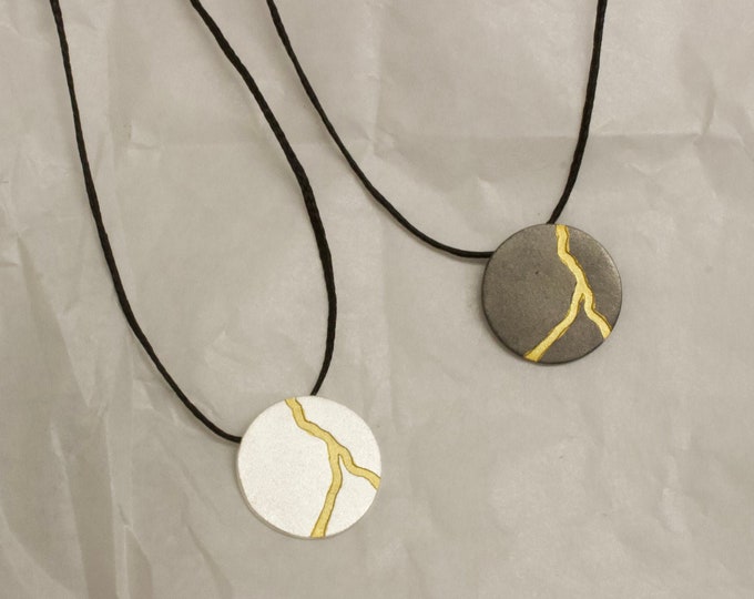 Kintsugi Bracelet/ Sterling Silver Charm Bracelet/ Sterling Silver ...