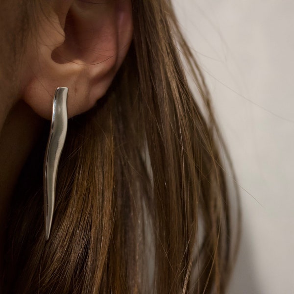 Pointy Earrings - Etsy