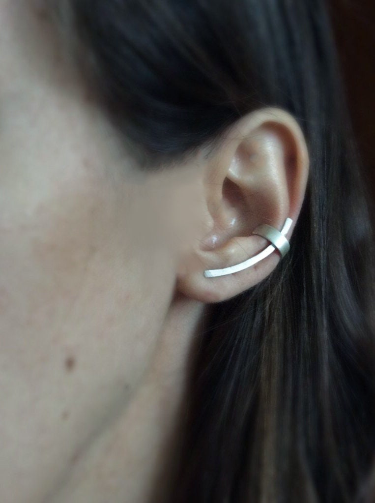 Ear Crawler/ Minimalist Earring/ Modern Earring/ Contemporary - Etsy UK