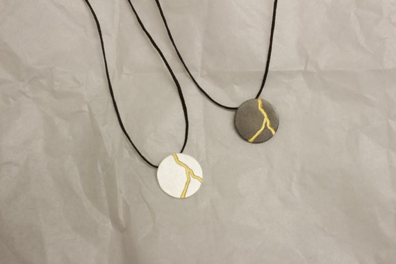 Kintsugi Bracelet/ Sterling Silver Charm Bracelet/ Sterling | Etsy