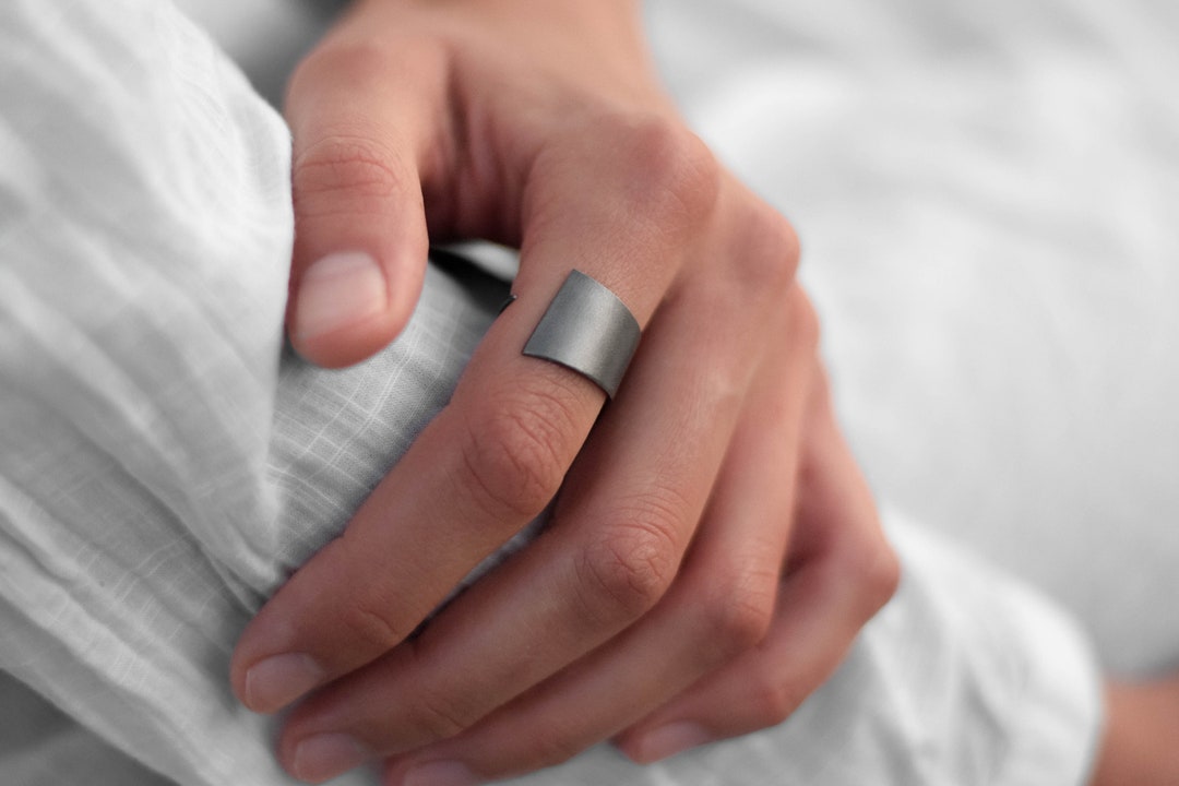 Sterling Silver Minimalist Ring, Geometric Ring, Minimal Ring ...