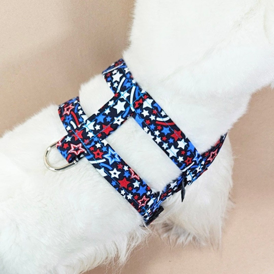 Dog Harness Star Spangled Easy-on Dog Harness 9 Sizes - Etsy
