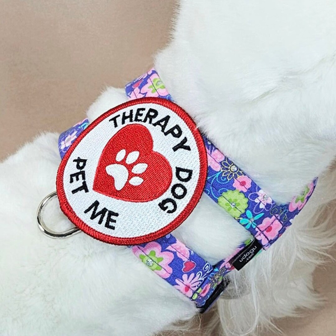 Therapy Dog Harness - Lavender Easy-on Harness - 9 Sizes - Etsy