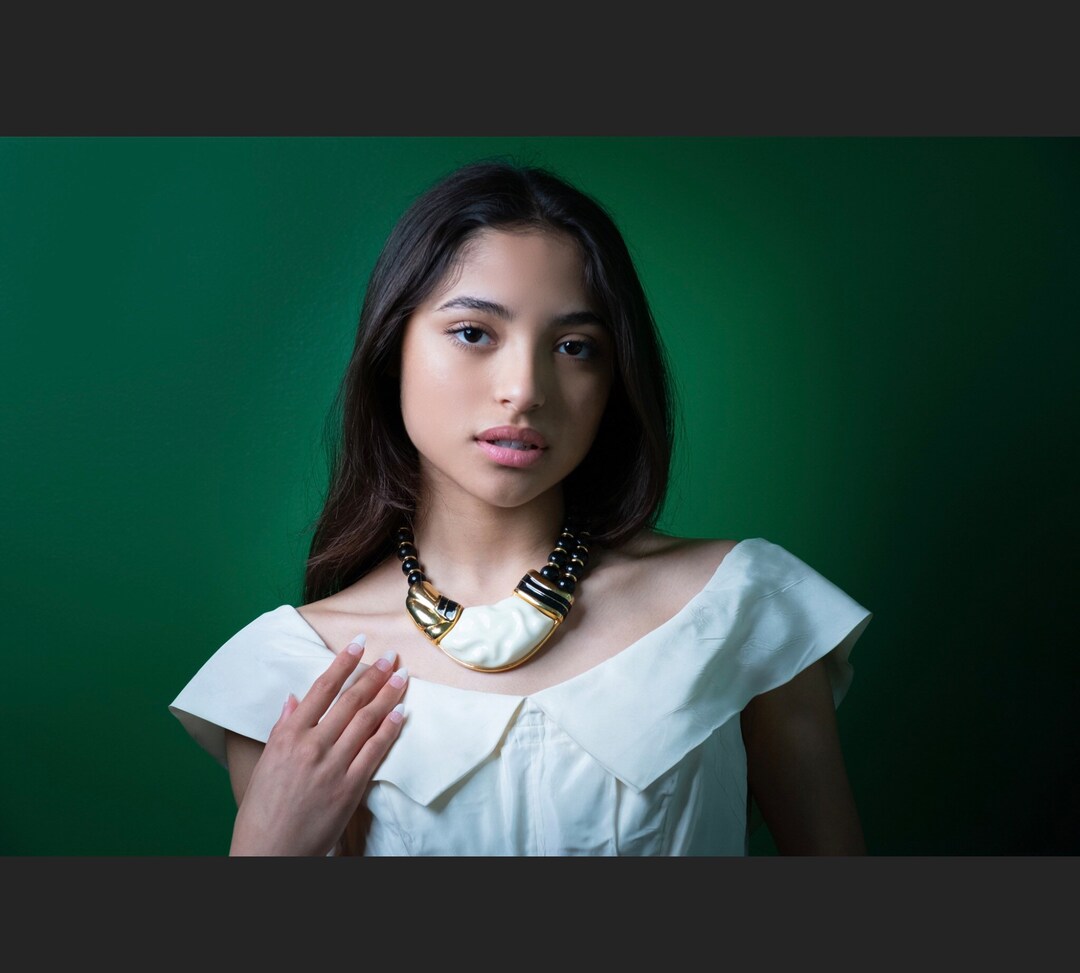 Disco Era Signed Alexis KIRK Statement Necklace Huge! - Etsy