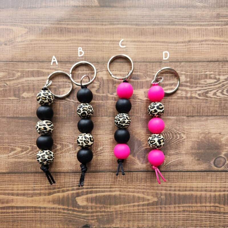 Beaded Keychain - Etsy