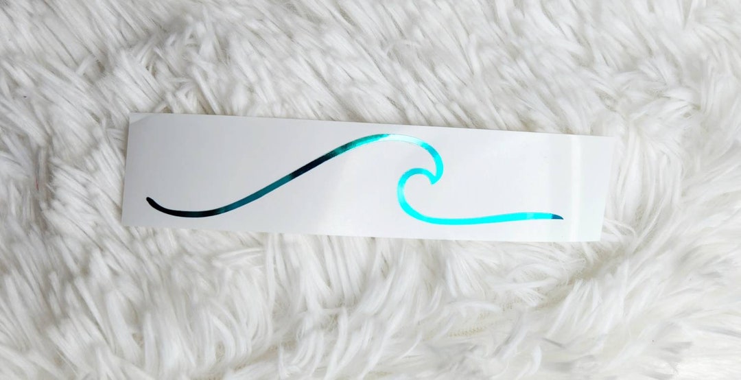 Wave Decal, Ocean Wave Decal, Ocean Wave Sticker, Wave Sticker, Beachy ...