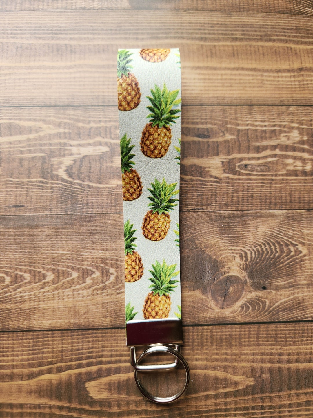Pineapple Wristlet Keychain, Pineapple Keychain, Pineapple Key Chain ...