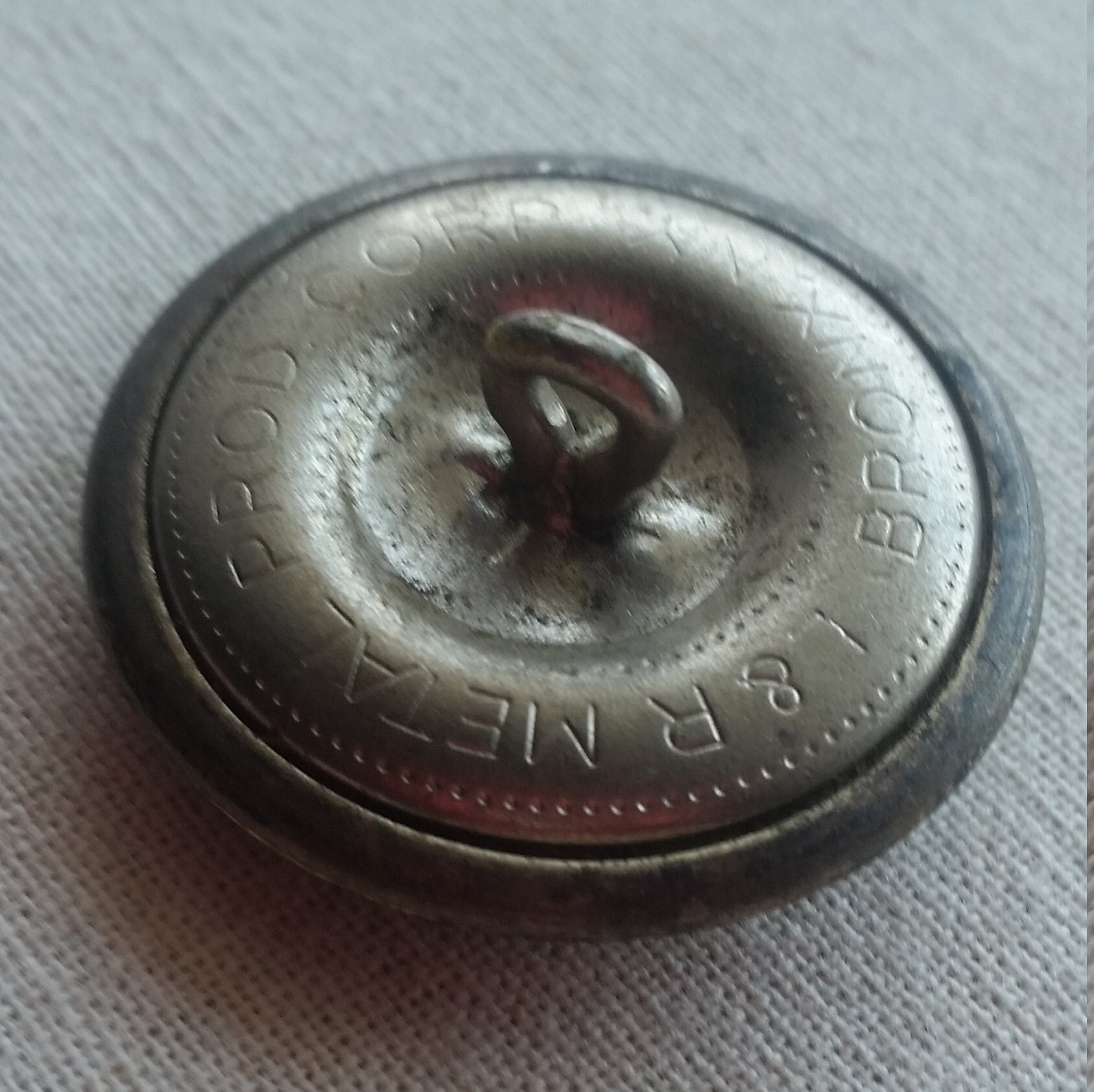 Vintage Gold Military Metal Buttons Set of 4 Shank Buttons - Etsy