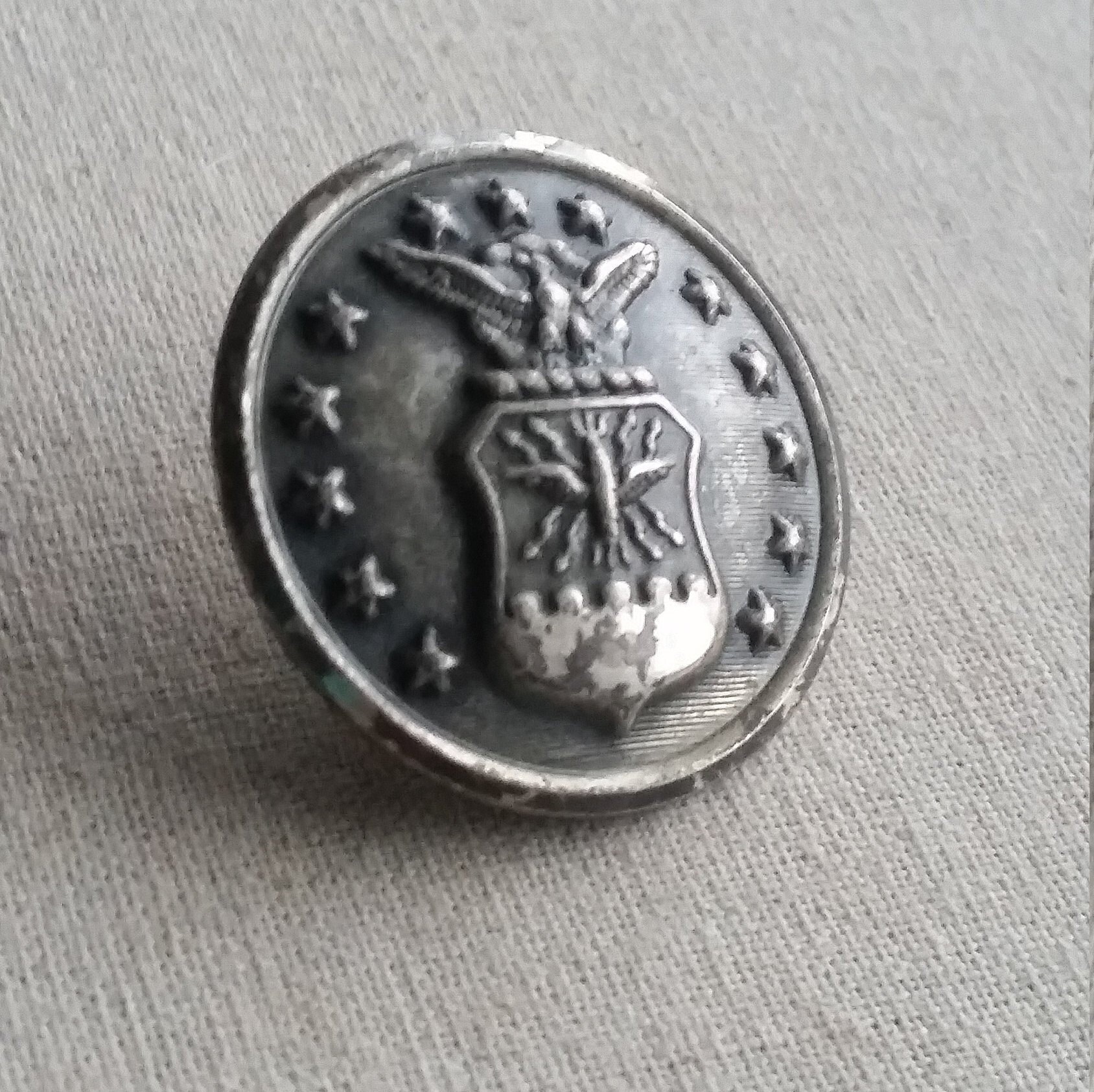 Vintage Gold Military Metal Buttons Set of 2 Shank Buttons 30mm - Etsy