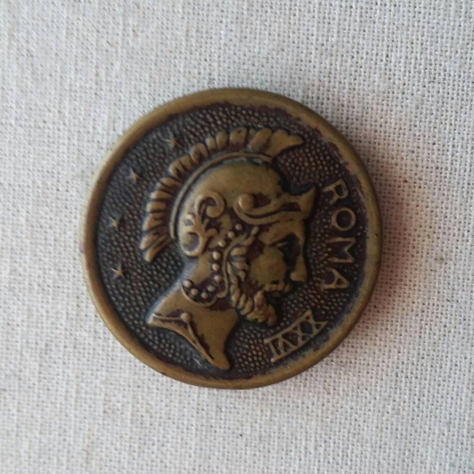 Vintage Roma XXVI Buttons Set of 2, 28mm - Etsy