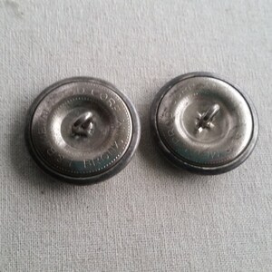 Vintage Gold Military Metal Buttons Set of 2 Shank Buttons 30mm - Etsy