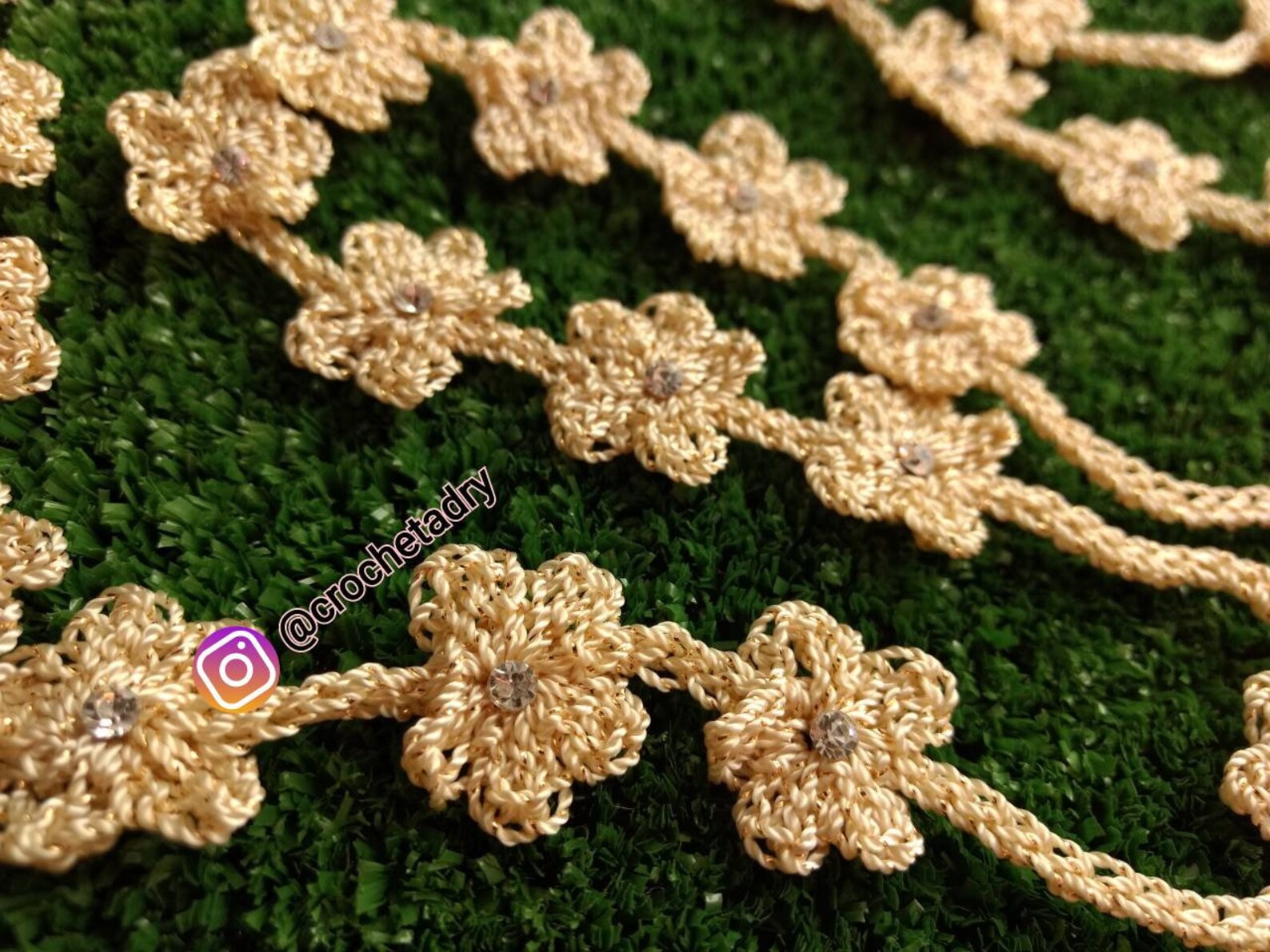 Crochet Wedding Lasso Golden Ivory / Lazo De Boda Crochet - Etsy