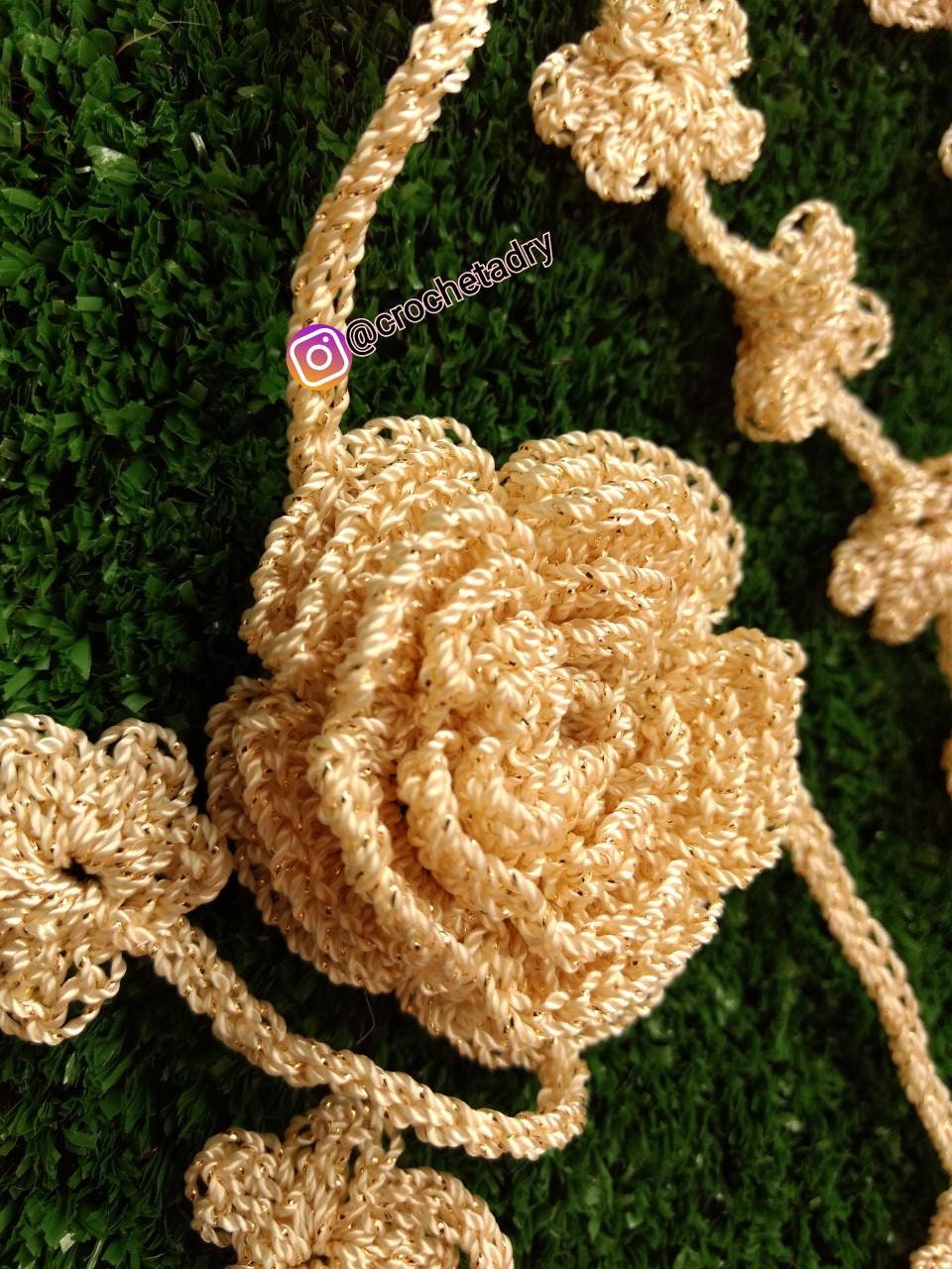 Crochet Wedding Lasso Golden Ivory / Lazo De Boda Crochet - Etsy