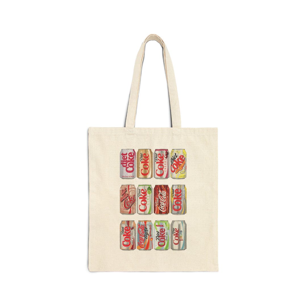 Retro Diet Coke Tote Bag - Etsy