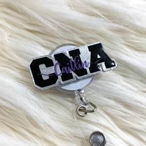 Personalized CNA Nurse Name Badge Reel/ ID Holder - Etsy