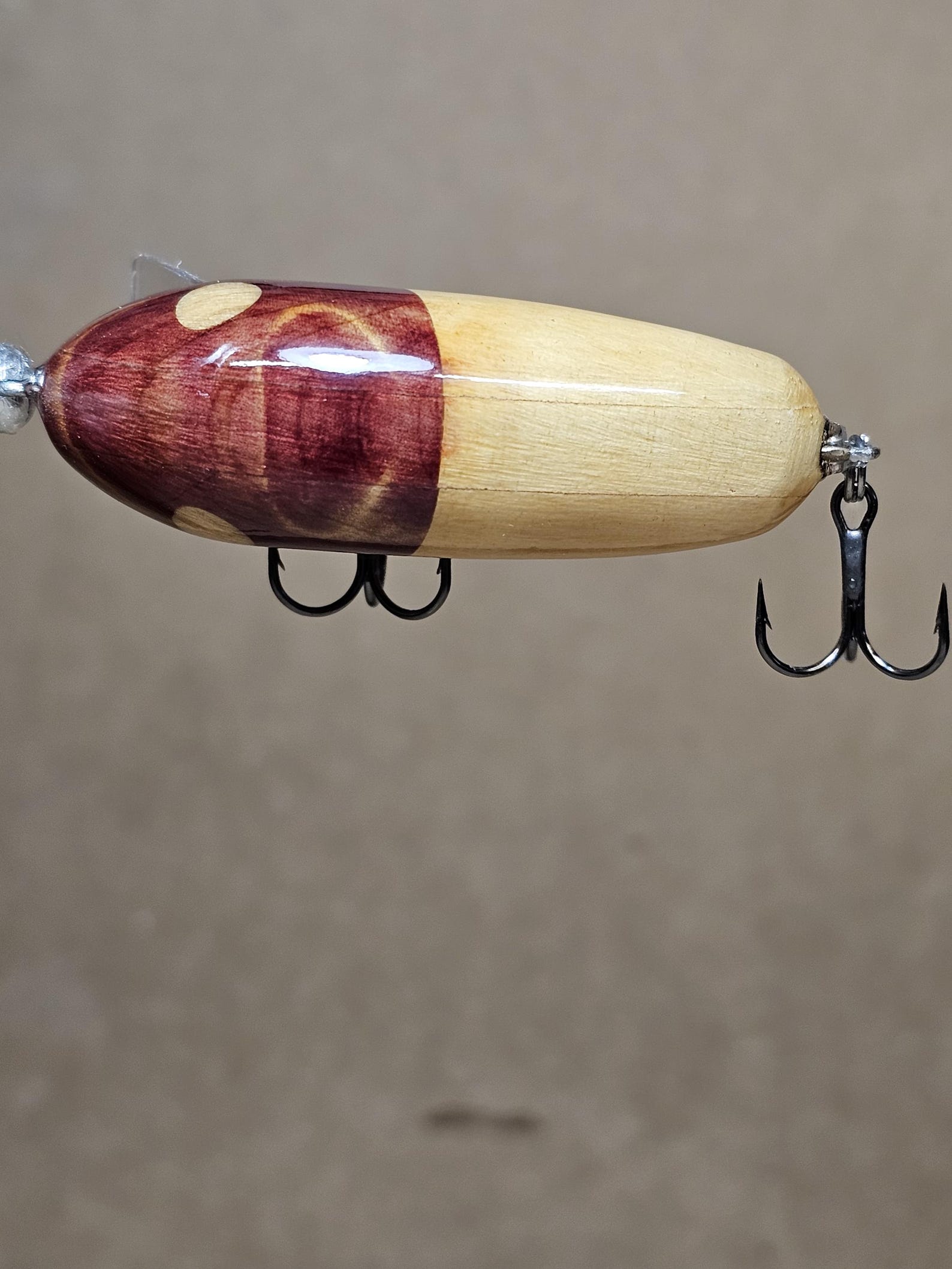 Handmade Wooden Fishing Lure. From Scratch Custom Made Crankbait. With ...