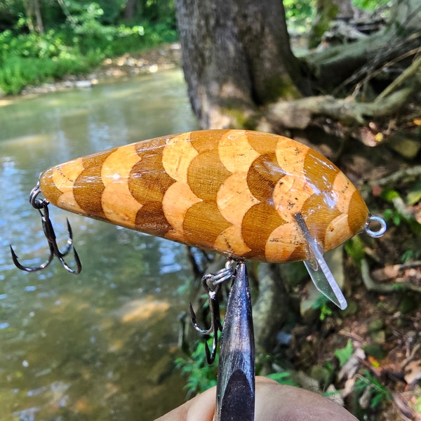 Wooden Fishing Lure - Etsy