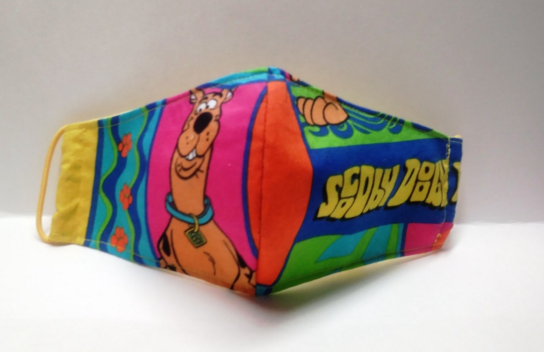 Face Mask, Scooby Doo Face Mask, Cotton Mask, Pocket Filter Face Mask ...