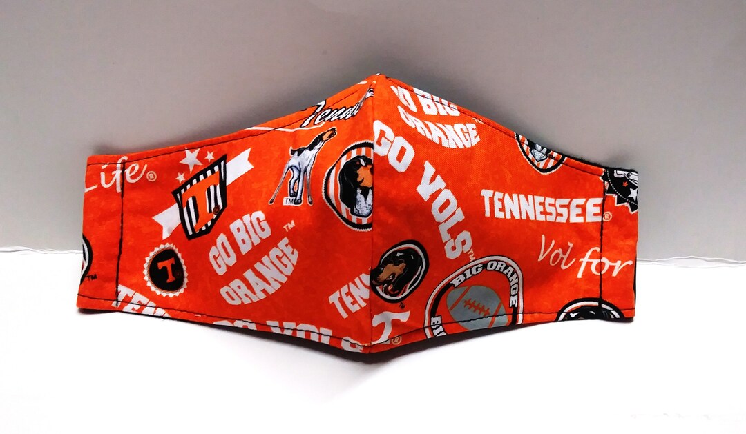 Face Mask TN VOLS Face Mask Filter Pocket Mask Cotton Face - Etsy