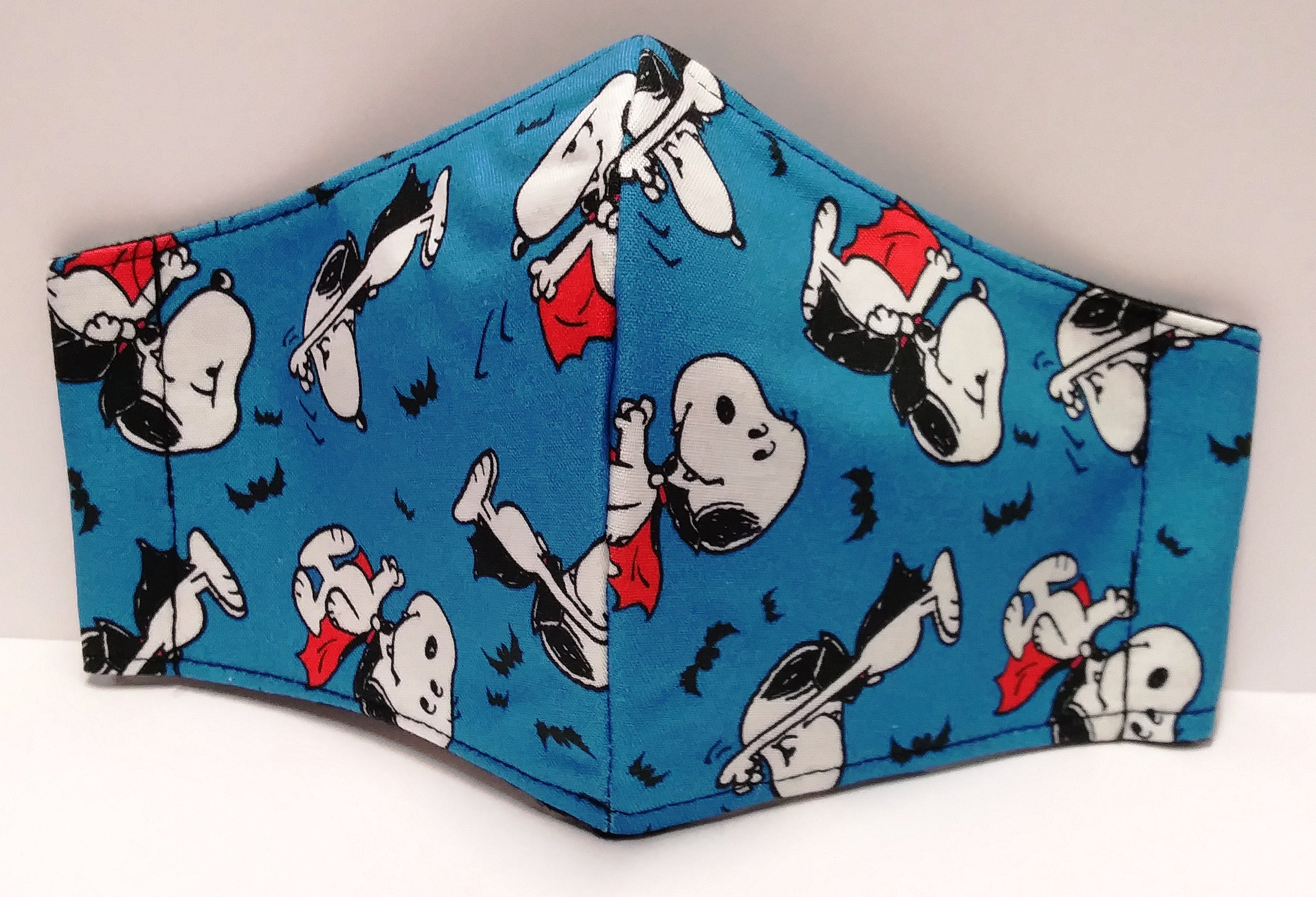 Snoopy face mask Vampire Snoopy mask Halloween Snoopy face | Etsy