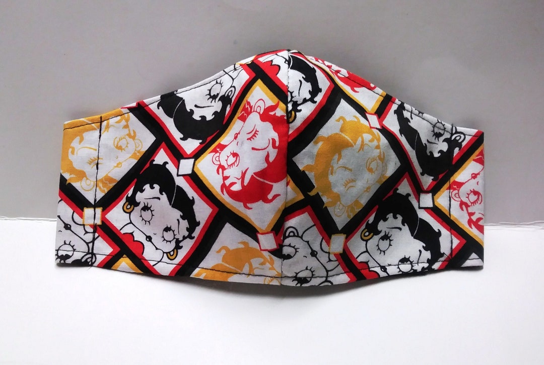 Face Mask, Betty Boop Face Mask, Protective Mask, Cotton Mask, Filter ...