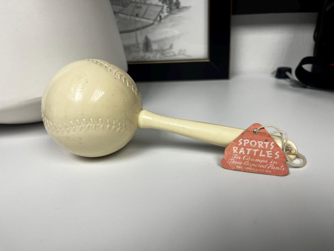 1970s Blinky Baby Baseball Sports Rattle – Original Tag - Etsy