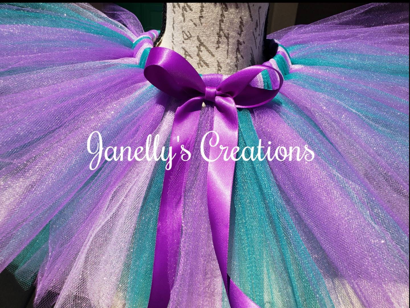 Mermaid tutu lavender purple & jade tutu glitter tutu | Etsy