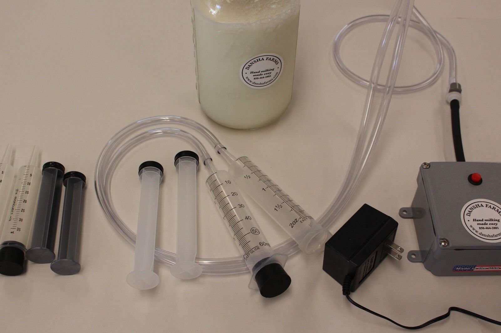 The Brute Goat Sheep Cow Milk Machine Manual Vacuum Pulse Half Gallon ...