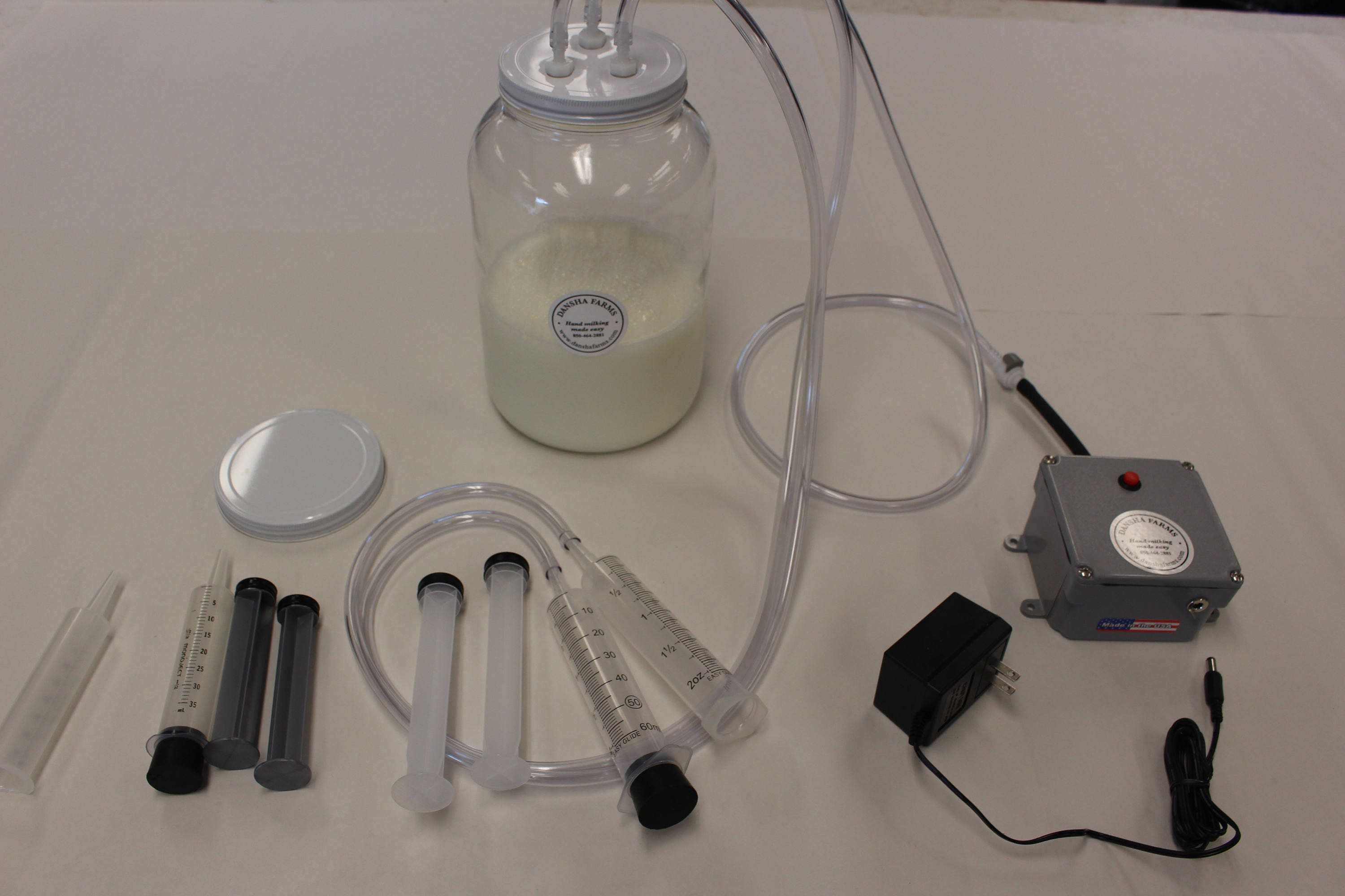 The Brute Goat Sheep Cow Milk Machine Manual Vacuum Pulse One Gallon ...