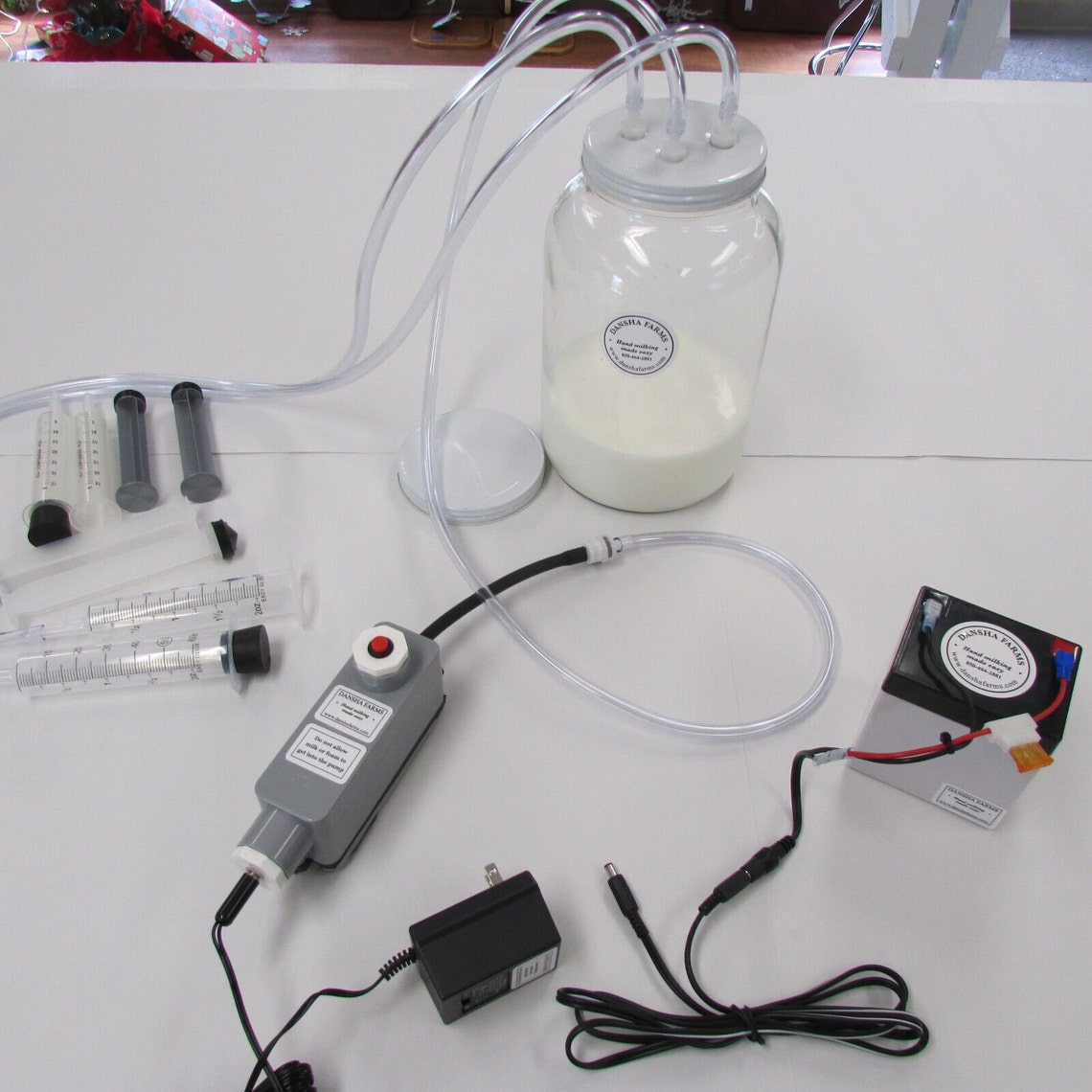 Off Grid Pro Goat Sheep Cow Vacuum Manual Pulse Milk Machine ...