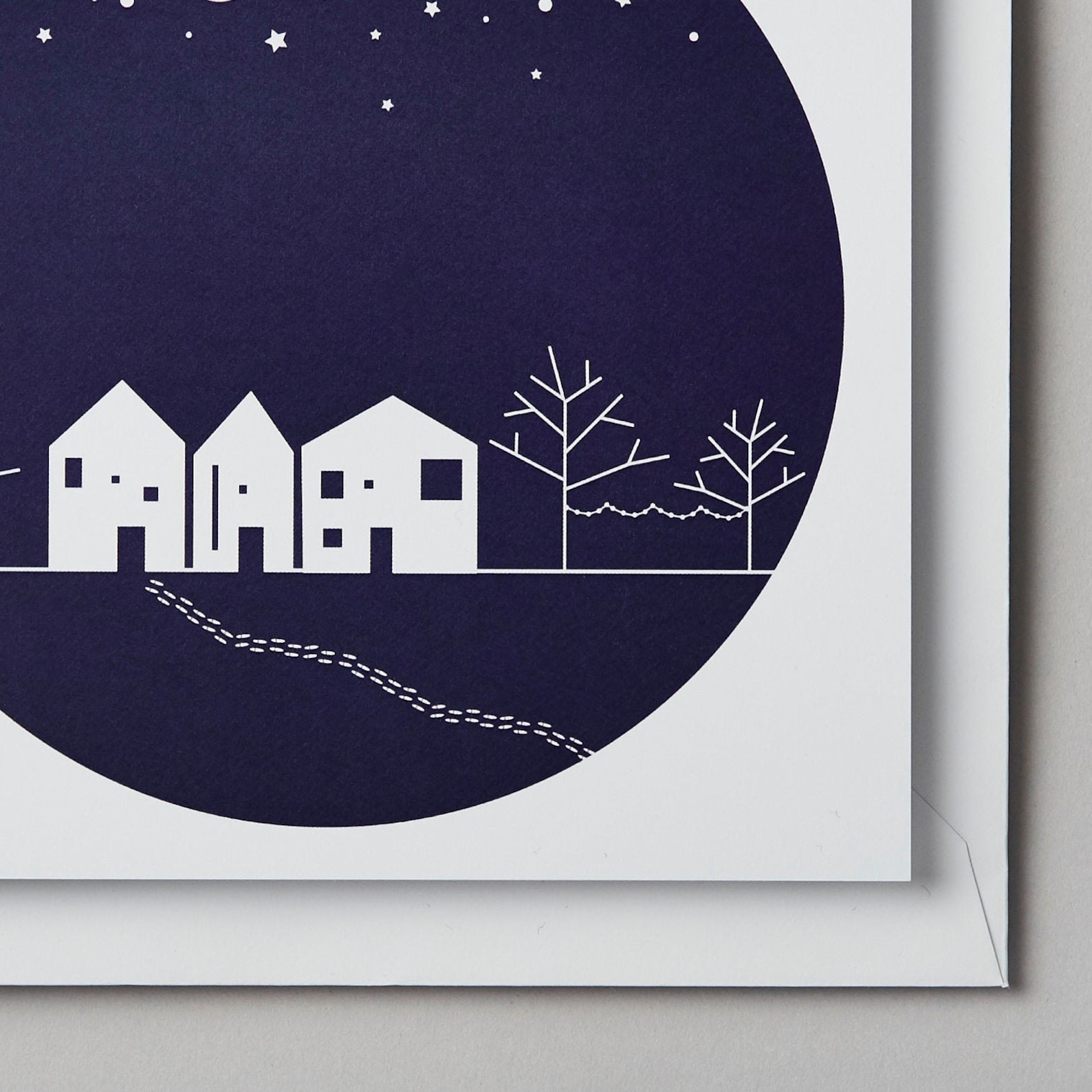 Winter Scene Christmas Card - Etsy UK