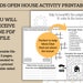 Open House Kid's Activity Printable DIGITAL FILE Real Estate Printables ...