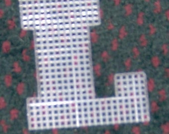 4 inch pre cut plastic canvas letters R | Etsy