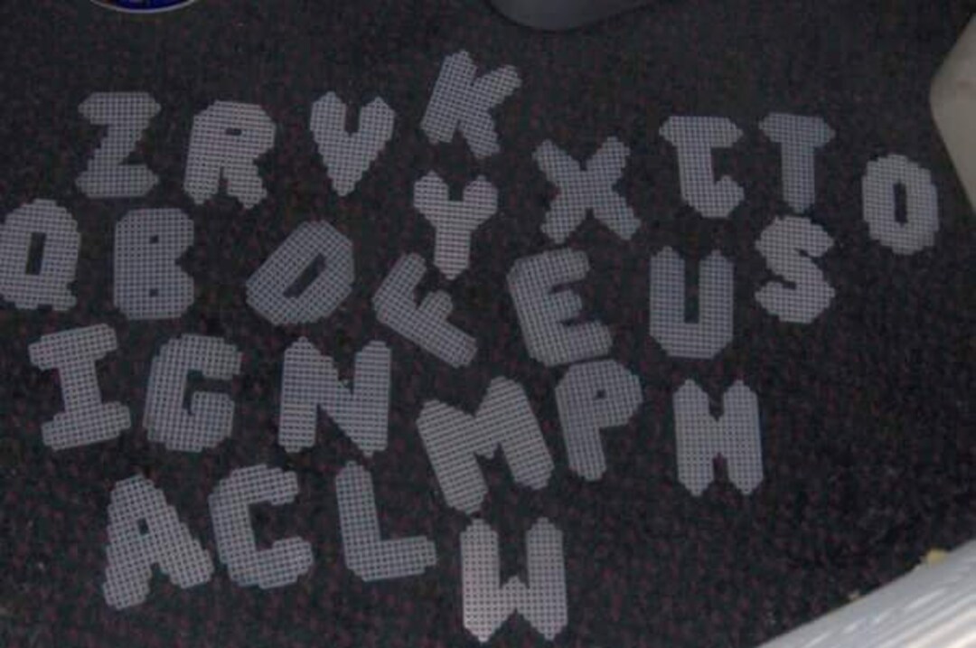 2 Inch Plastic Canvas Letters - Etsy