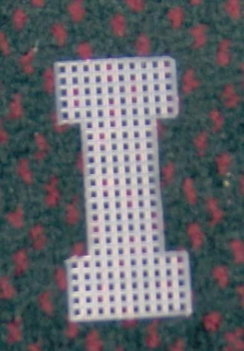 4 Inch Pre Cut Plastic Canvas Letters I - Etsy