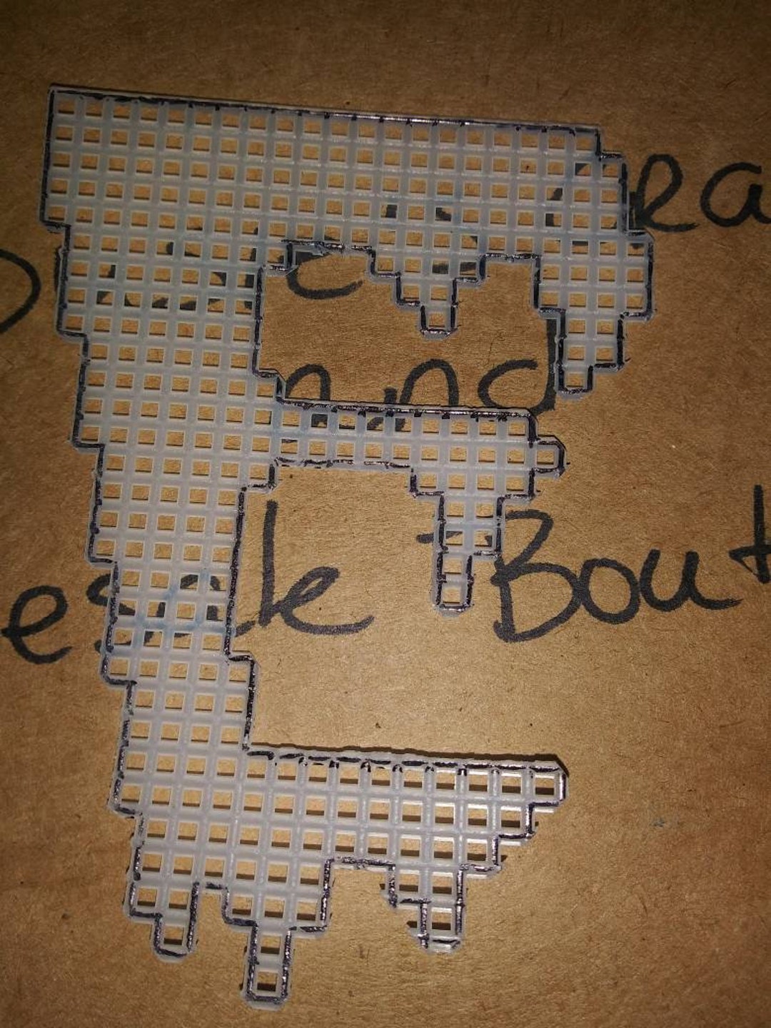 4 Inch Pre Cut Plastic Canvas Letters E Spooky - Etsy