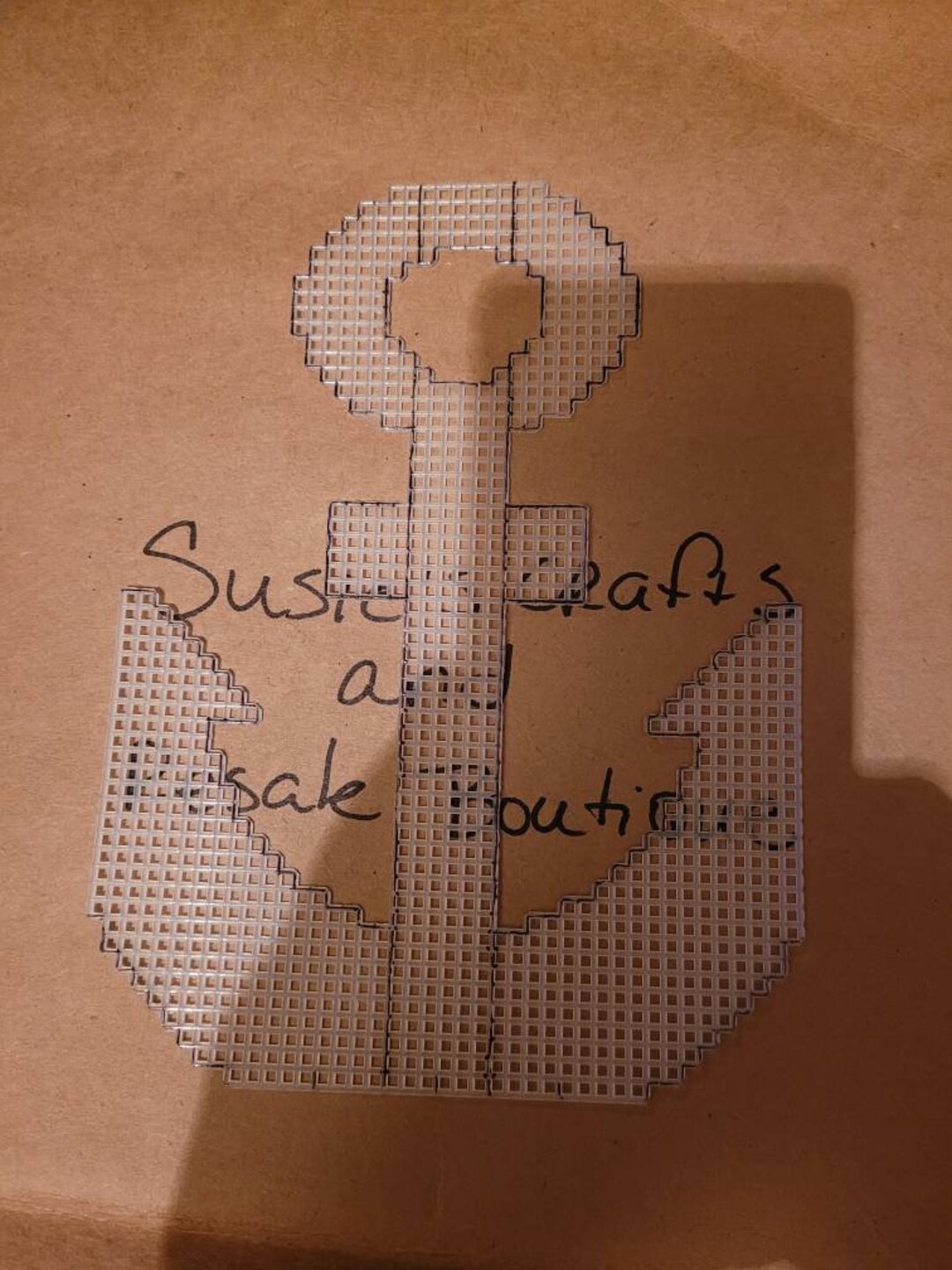 Precut Plastic Canvas Anchor - Etsy