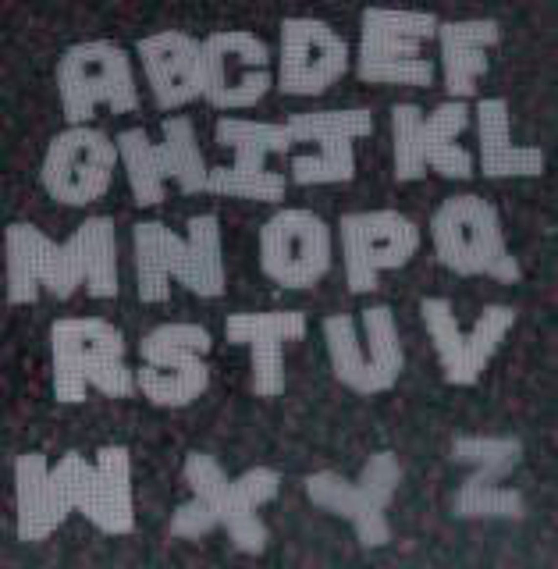 Pre Cut Plastic Canvas 1 Inch Letter - Etsy