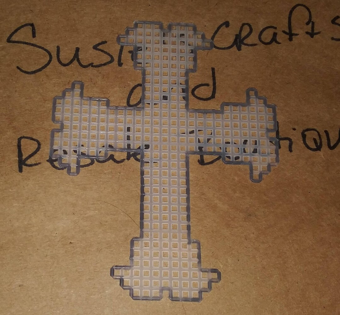 5 Precut Plastic Canvas Cross - Etsy