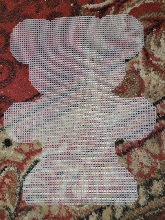 5 Pre Cut Plastic Canvas Large Teddy Bear - Etsy