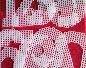 Precut Plastic Canvas Alphabet Set Cutout, 4 Inch Precut Letters ...