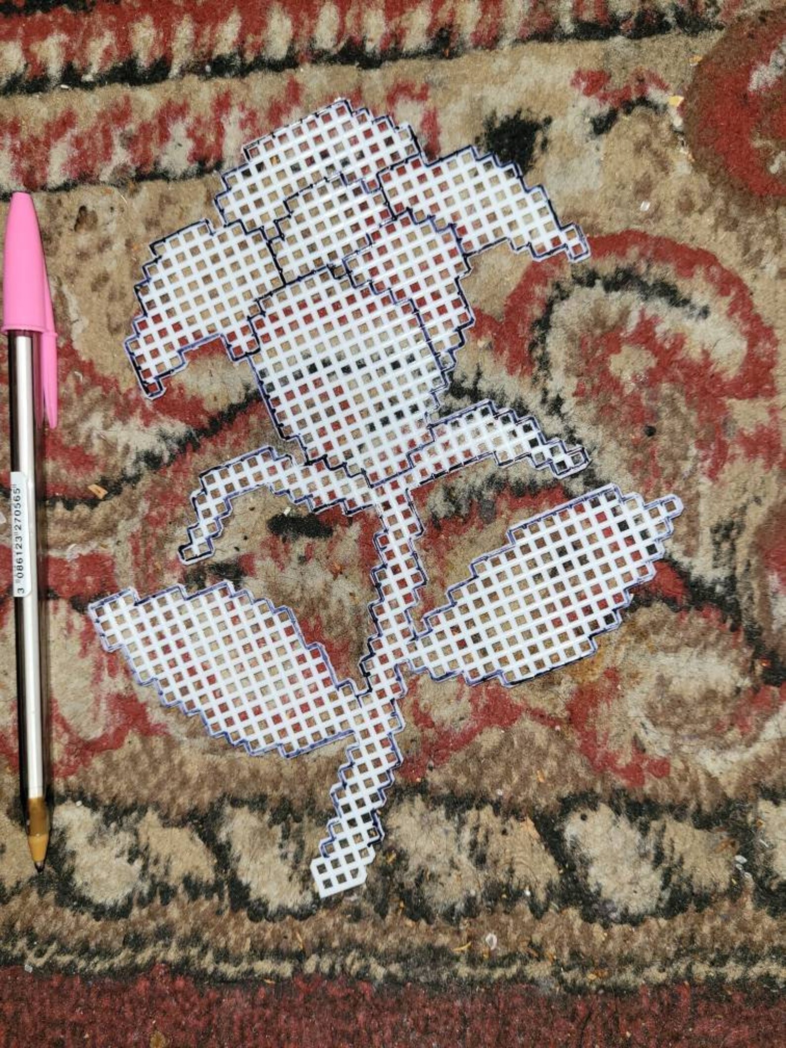 Pre Cut Plastic Canvas Rose Shape - Etsy