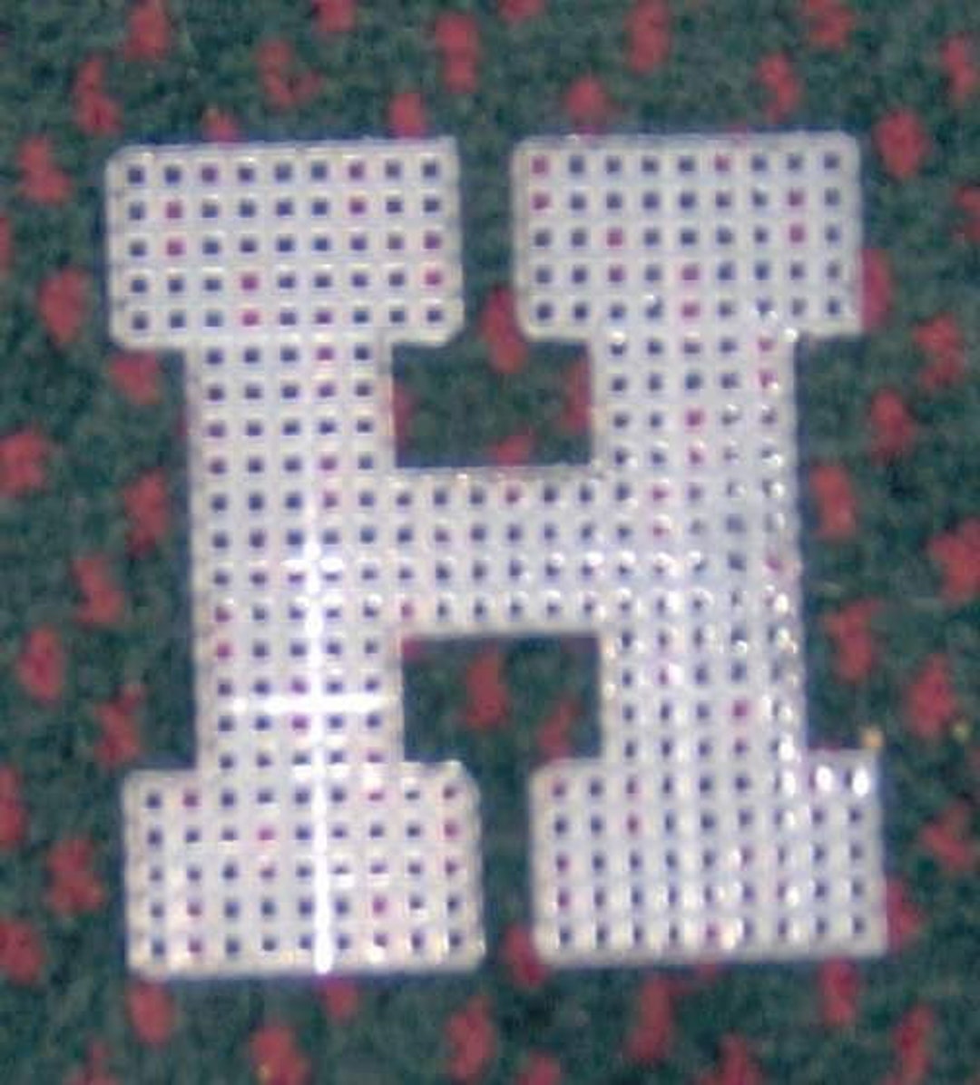 4 Inch Pre Cut Plastic Canvas Letters H - Etsy