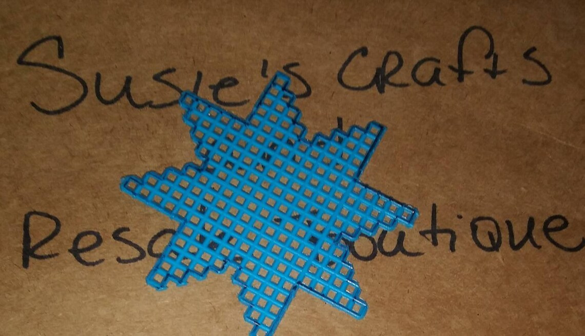 5 Pre Cut Plastic Canvas Star.. - Etsy