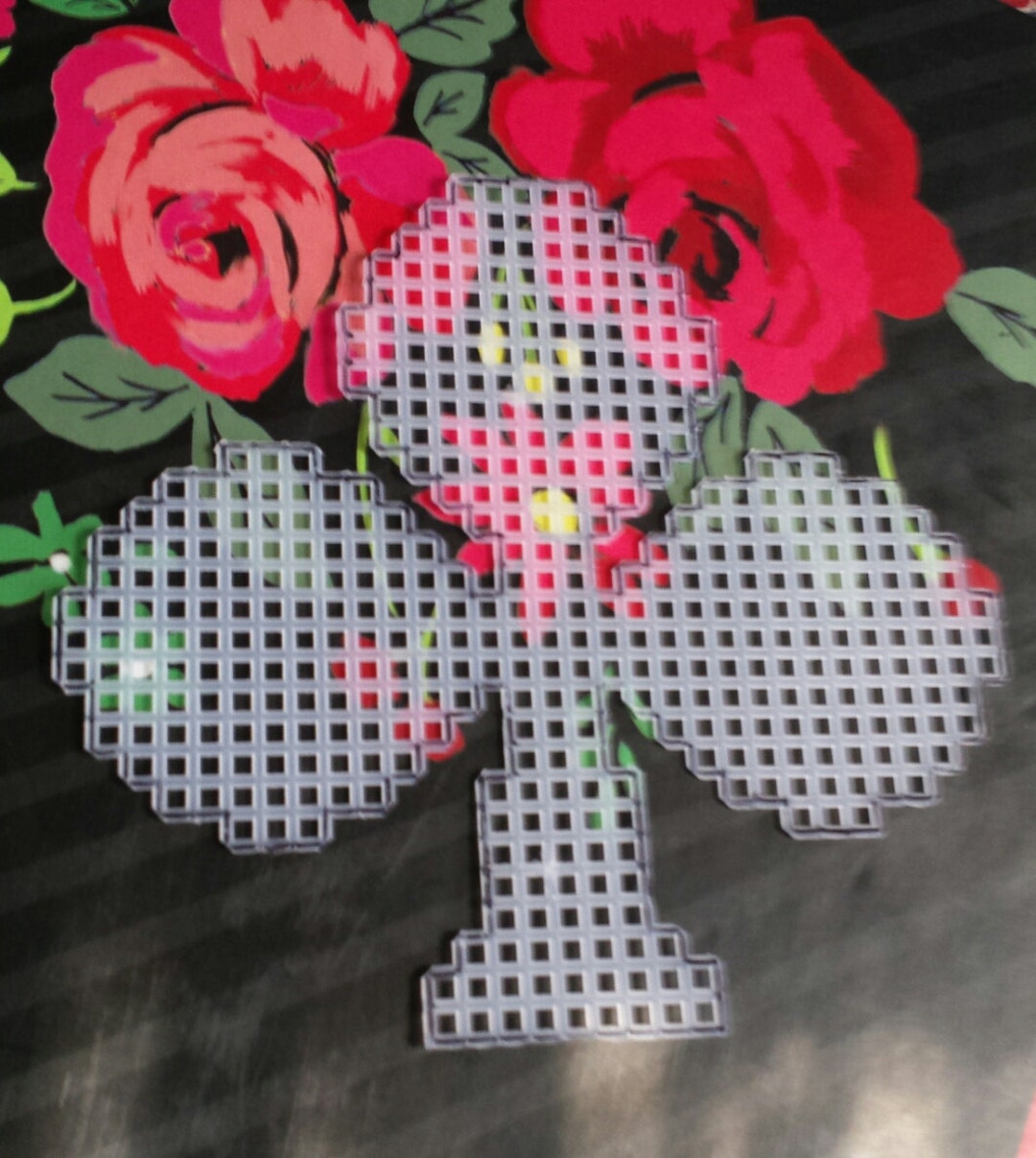 Pre Cut Plastic Canvas Large Clover - Etsy