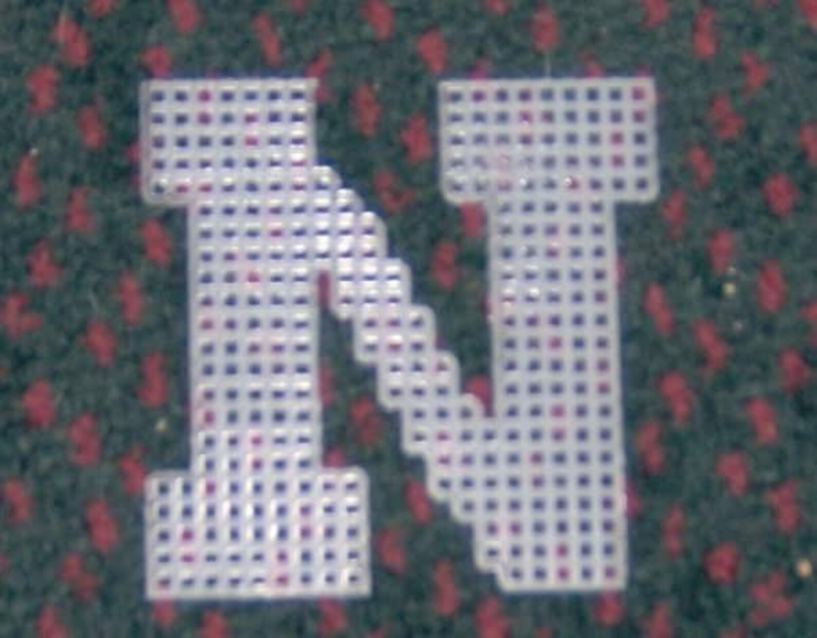 4 Inch Pre Cut Plastic Canvas Letters N - Etsy