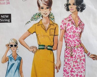 Vintage Simplicity 9167 Dress Pattern Size 34 Bust Princess Seams - Etsy